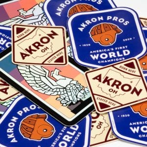 Channel 23 Akron Holographic Sticker | Kleidon